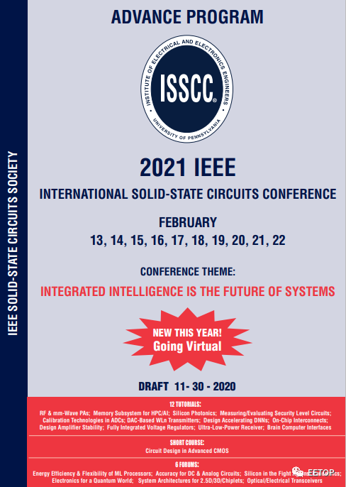 ISSCC 2021论文目录及简介