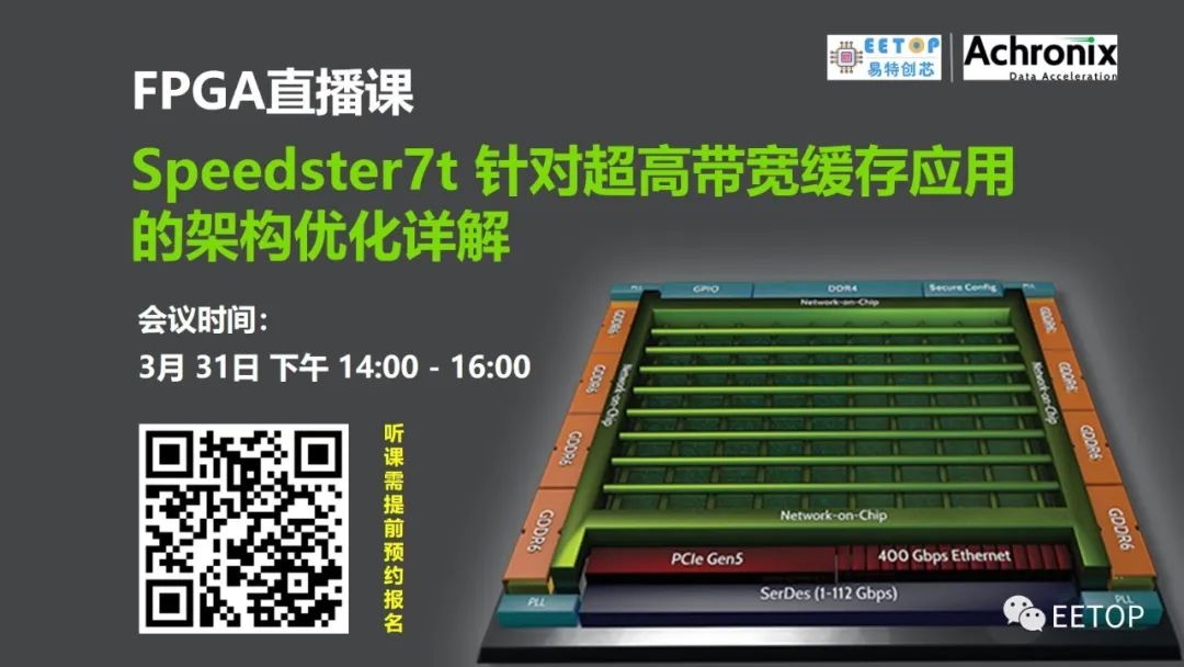 报名倒计时：集成400G以太网、GDDR6、PECIe5.. 高性能7nm FPGA 应用公开课