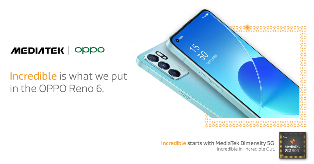 OPPO Reno6 系列，属于你的夏日晴海
