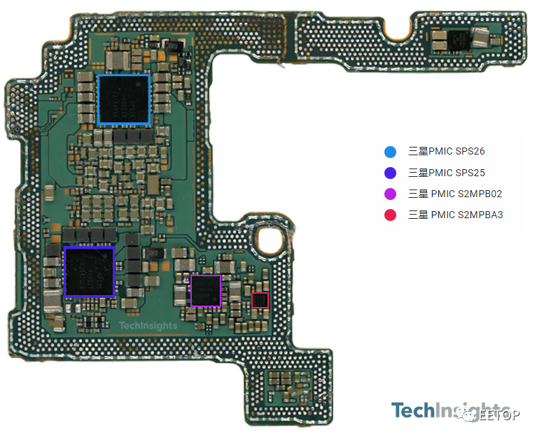 三星Galaxy S 22 Ultra拆解，主要芯片介绍